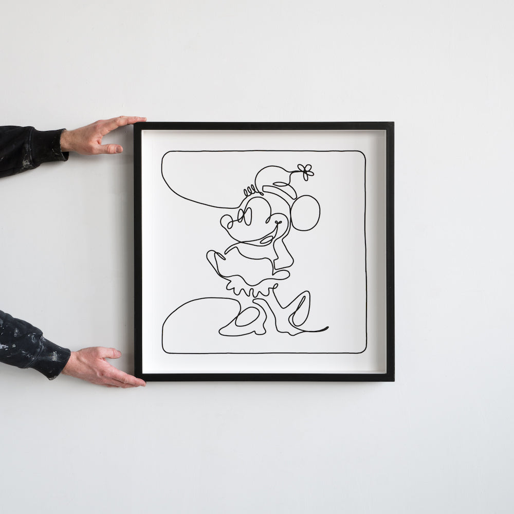 Minnie Mouse Outline Drawing